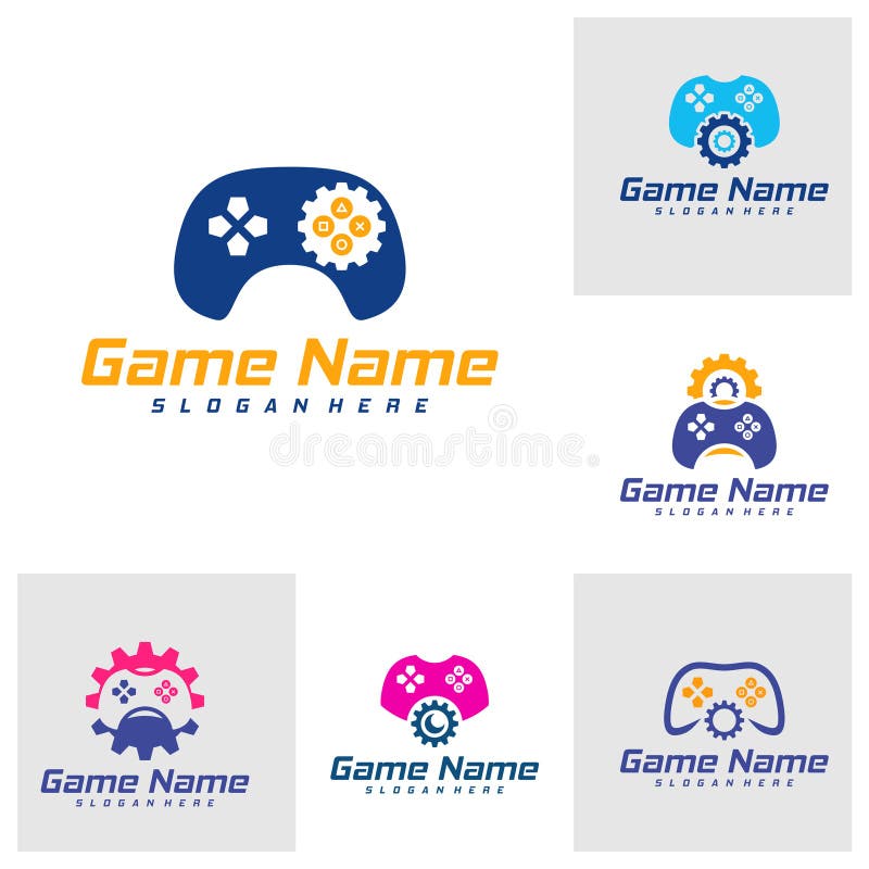 Gear Video Game Logo Stock Illustrations – 453 Gear Video Game Logo ...
