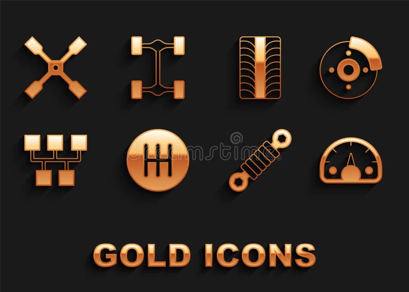 Set Gear Shifter, Car Brake Disk with Caliper, Speedometer, Shock ... Set Gear Shifter, Car Brake Disk with Caliper, Speedometer, Shock ...