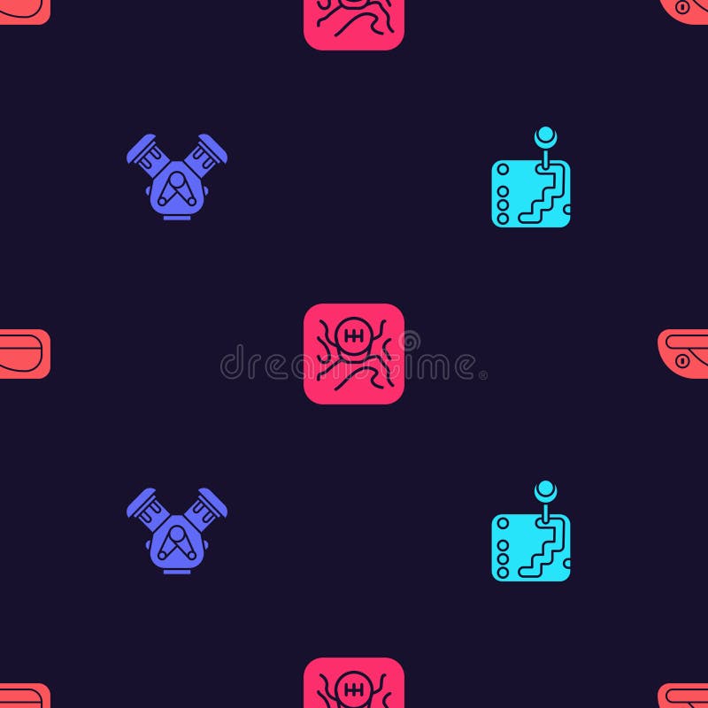 Gear Shift Pattern Stock Illustrations – 299 Gear Shift Pattern Stock ...