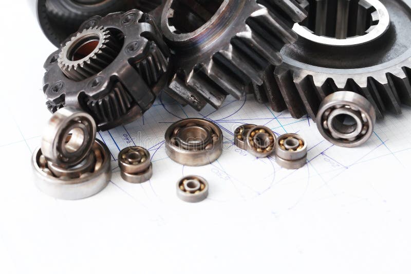 Set of Gears stock image. Image of engineering, wheel - 318655737