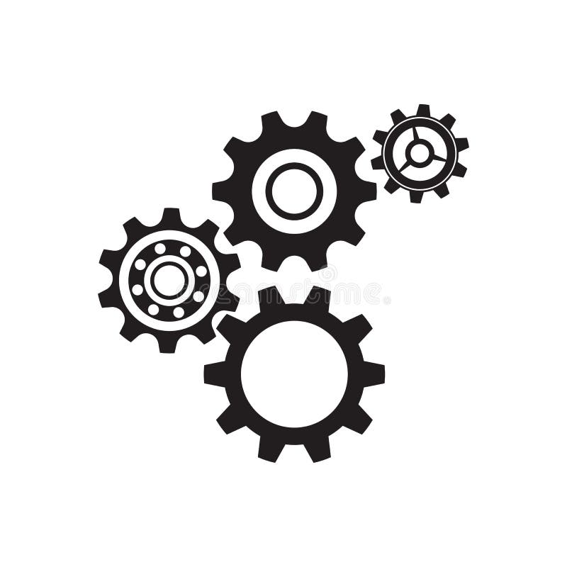 Set of gears.vector stock vector. Illustration of clear - 157183418