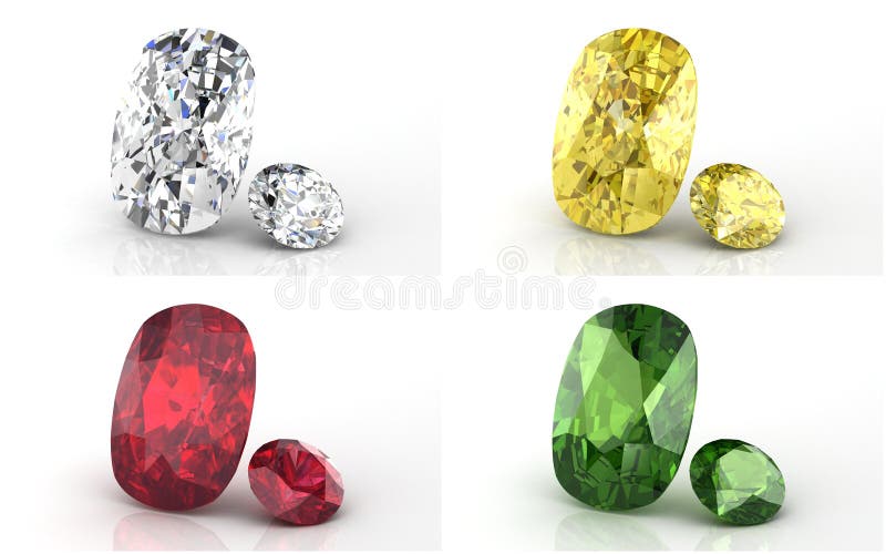 Set of gems stock illustration. Illustration of jewelery - 28908224