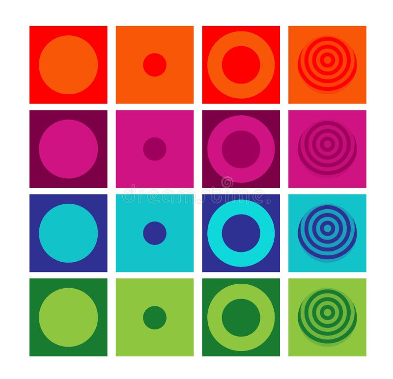 Set of generic buttons stock illustration. Illustration of purple ...