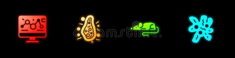 Set Genetic Engineering Modification, Bacteria, Experimental Mouse and ...