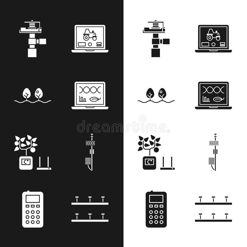 Set Genetic Engineering Modification, Plant, Automatic Irrigation ...