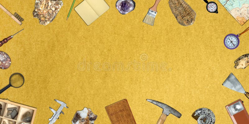 Set Geology Tools stock photo. Image of expedition, explore - 250611376