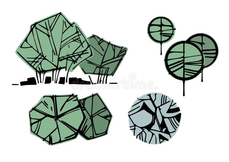 Willow Trees Grass Park Stock Illustrations – 153 Willow Trees Grass ...