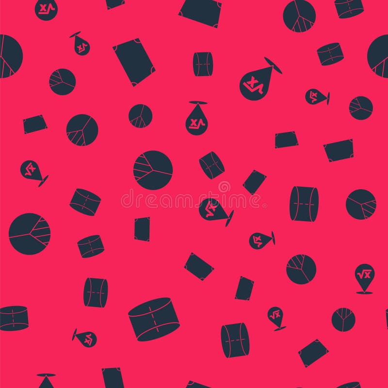 Set Geometric Figure Cylinder, Acute Trapezoid Shape, Pie Chart ...