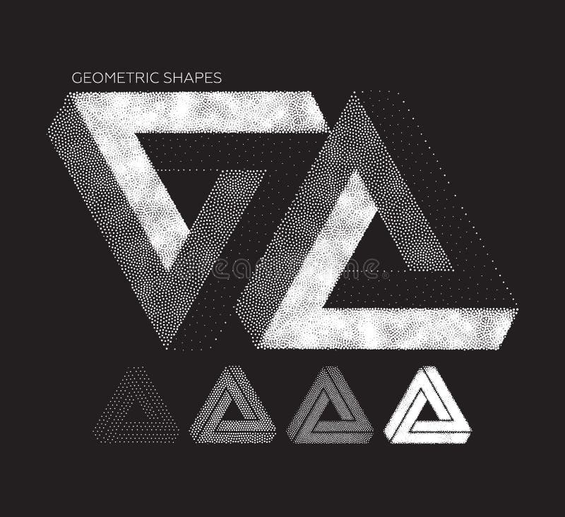 Set of geometric shapes stock vector. Illustration of element - 82045709