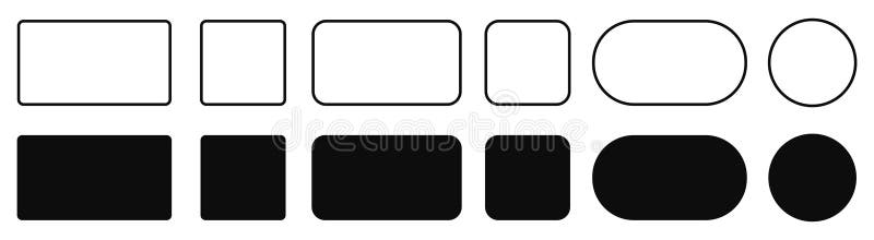 Minimal Rounded Icons Stock Illustrations – 379 Minimal Rounded Icons ...