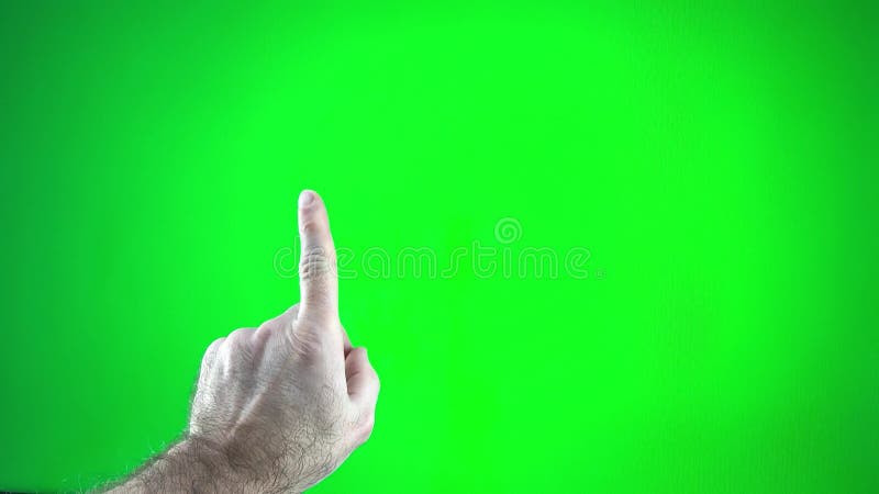 Set of Gestures for Controlling Touch Screen with Male Hand on Green ... Set of Gestures for Controlling Touch Screen with Male Hand on Green ...