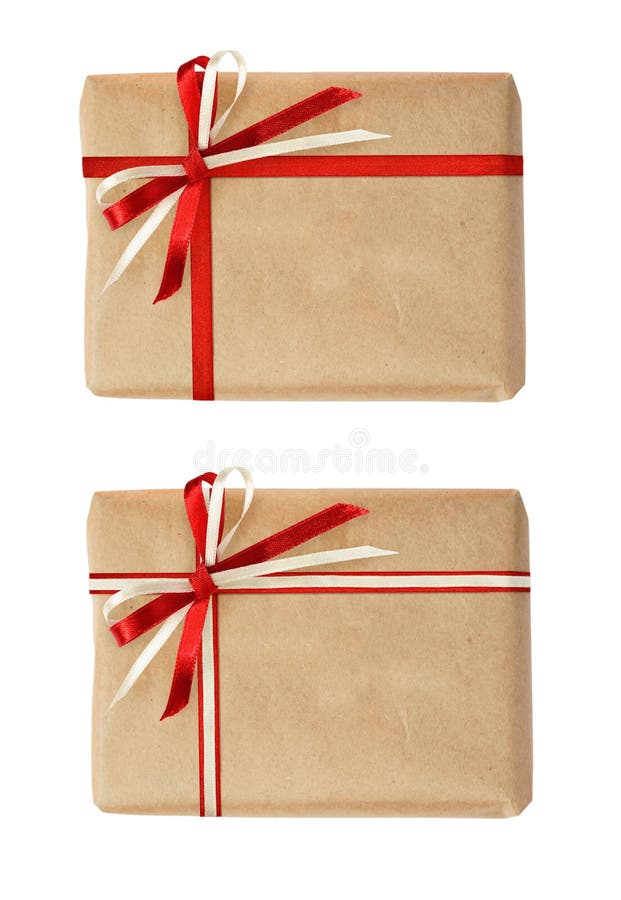 Set of Gift Boxes with Ribbon Bow Stock Photo - Image of space, holiday ...