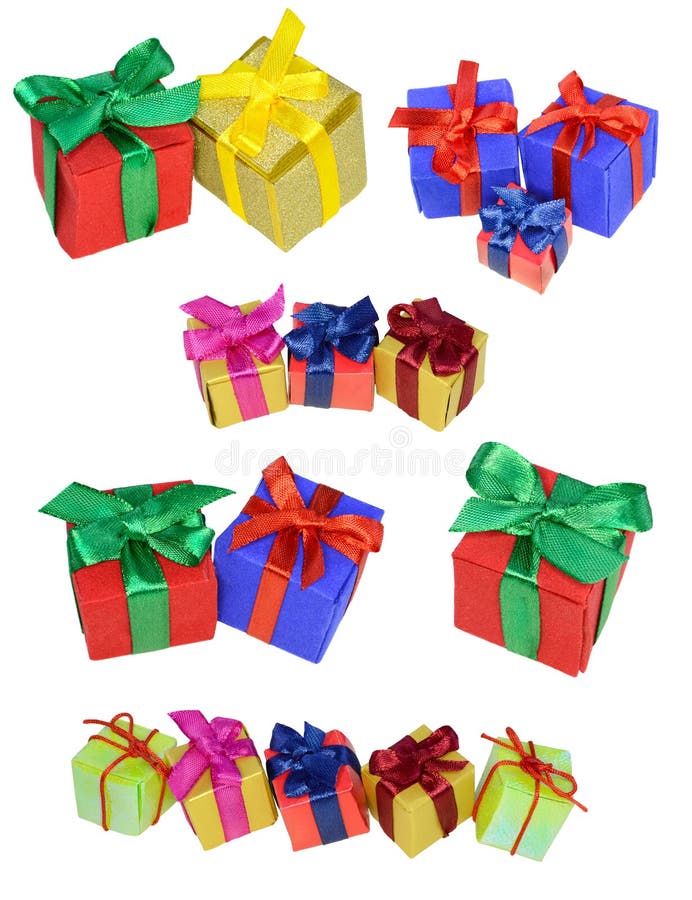 Set of gifts 1 stock photo. Image of december, collection - 33549538