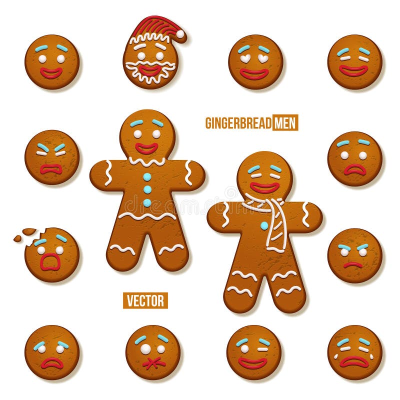 Face Gingerbread Stock Illustrations – 6,175 Face Gingerbread Stock ...