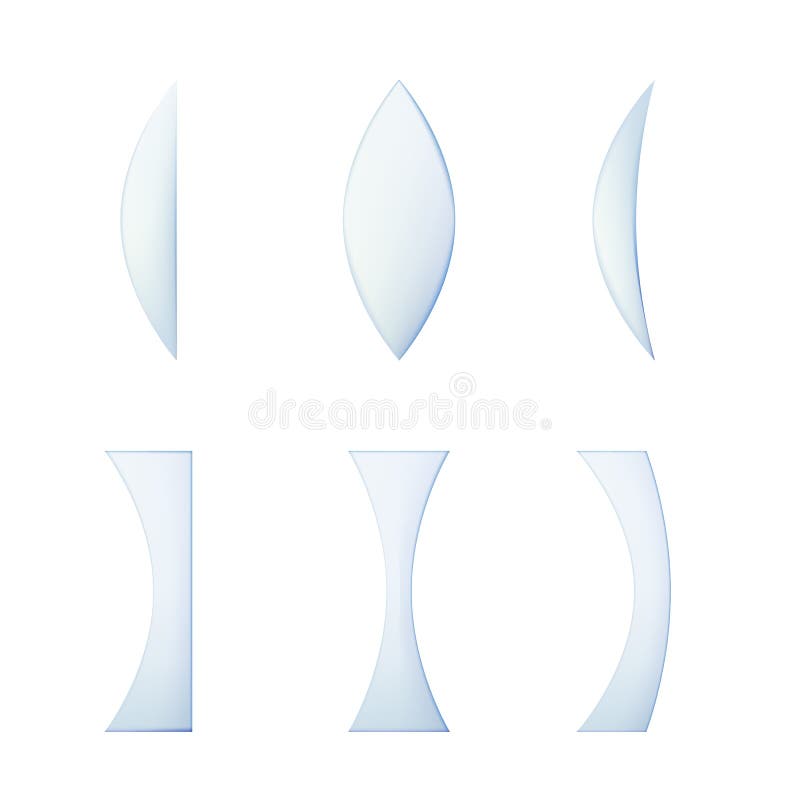 Set of glass lenses. stock vector. Illustration of goggles - 131969992