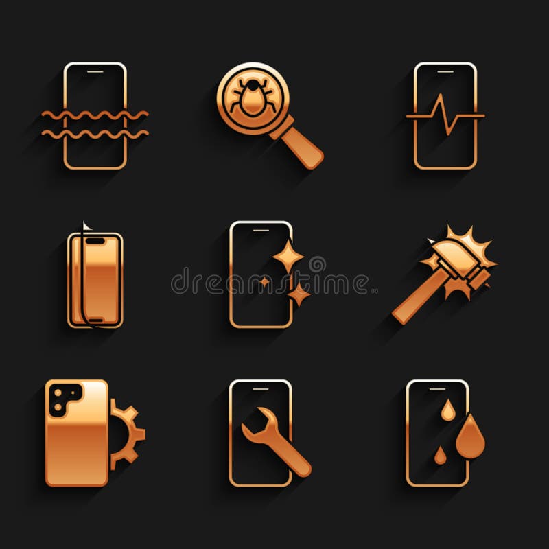 Set Glass Screen Protector, Mobile Service, Waterproof Phone, Hammer ...