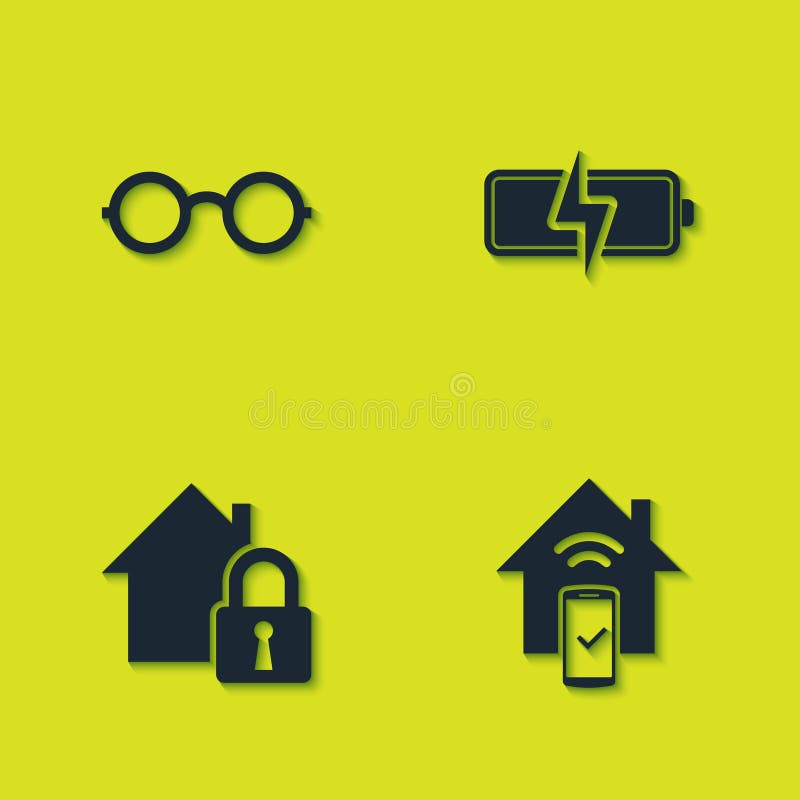 Set Glasses, Smart Home Remote Control System, House Under Protection ...