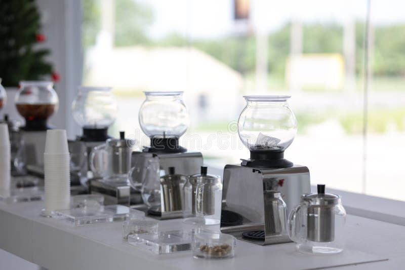 A Set of Glassware for Making Tea is Placed on the Table. a Modern Tea ...