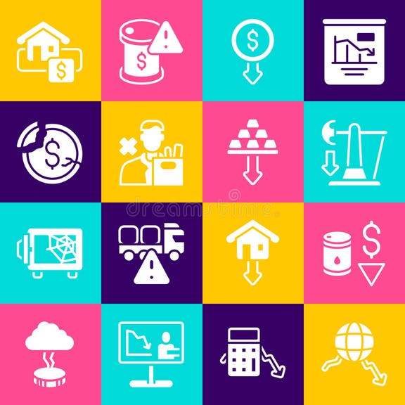 Set Global Economic Crisis, Drop in Crude Oil Price, Dollar Rate Decrease, Employee Dismissal ...