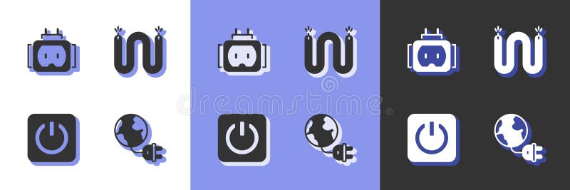 Set Global Energy Planet with Plug, Tee Electric, Power Button and ...