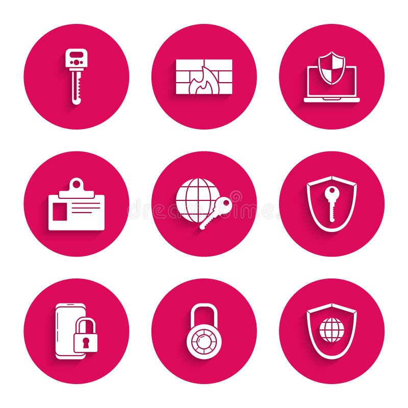 Set Globe Key, Safe Combination Lock Wheel, Shield with World Globe ...