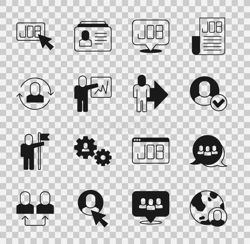 Set Globe and People, Project Team Base, Worker, Search Job, Leader of ...