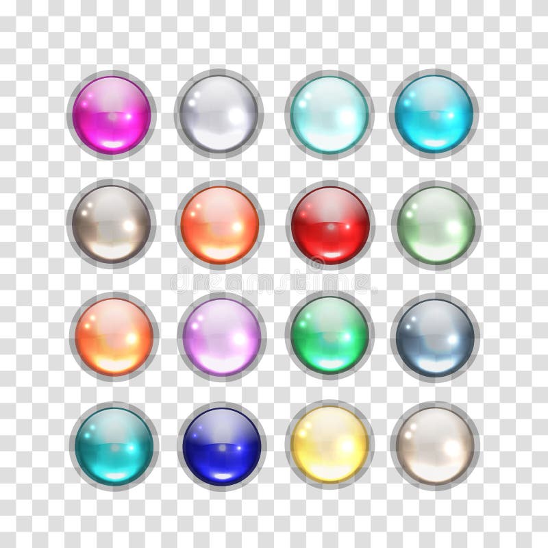 Set of Glossy Button Icons for Your Design Stock Vector - Illustration ... Set of Glossy Button Icons for Your Design Stock Vector - Illustration ...