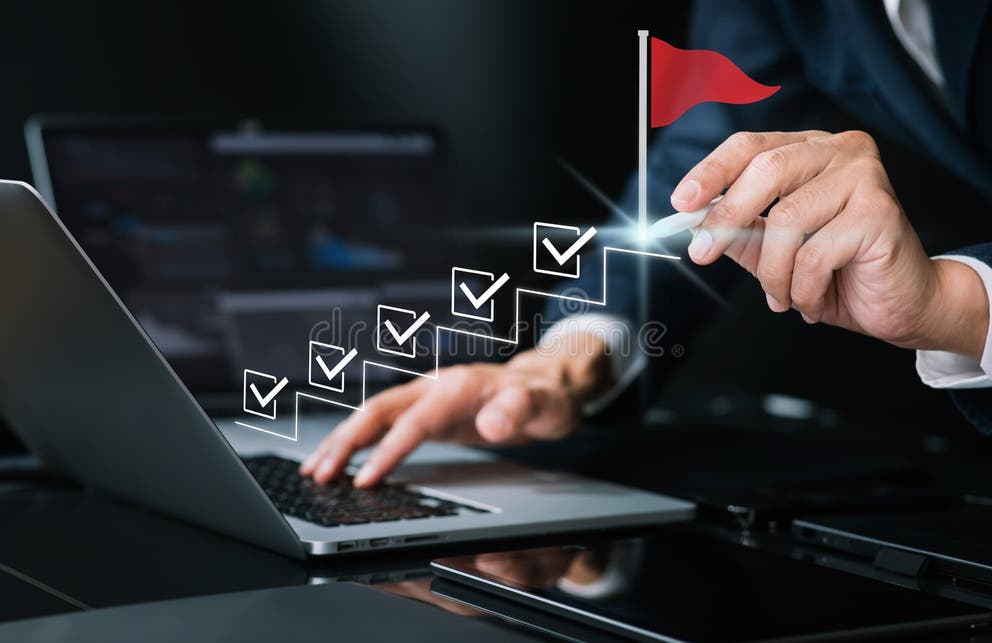 Set Goal with Step by Step Progressing.Set Target for Success with ...