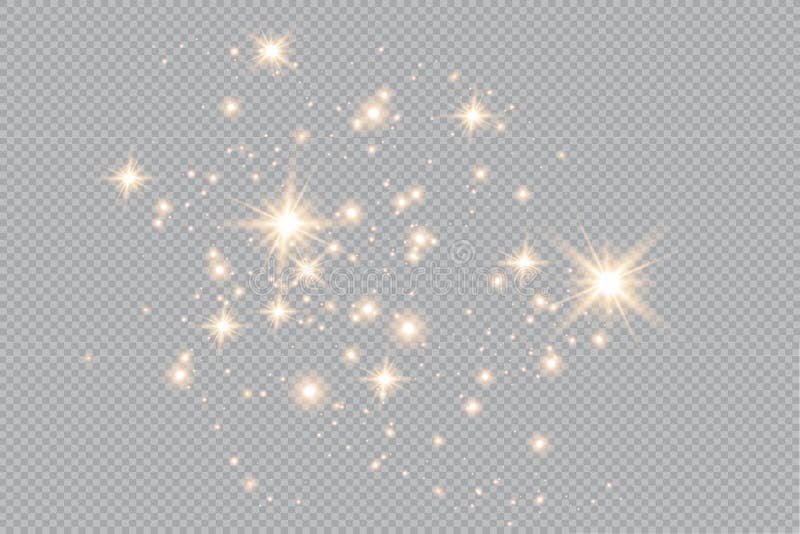 Glow Light Effect. Star Exploded Sparkles Stock Vector - Illustration ...