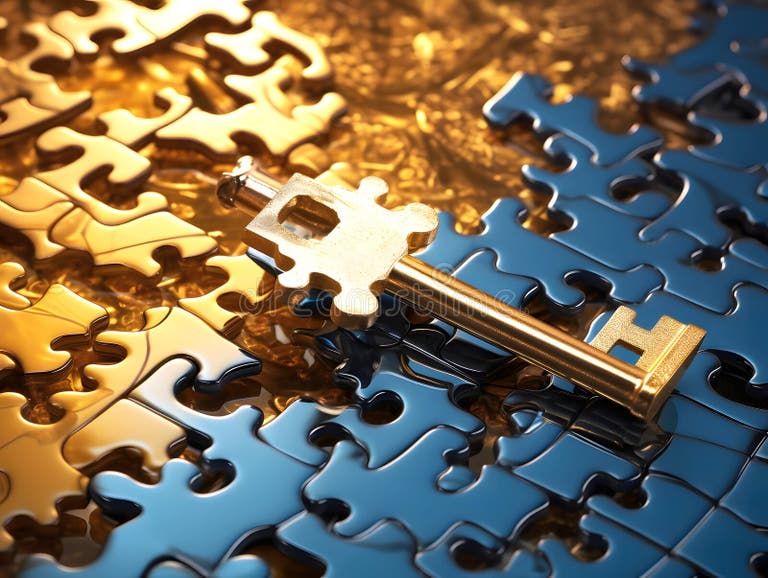 Set of Gold Puzzles with a Key. the Concept of Solving Different ...