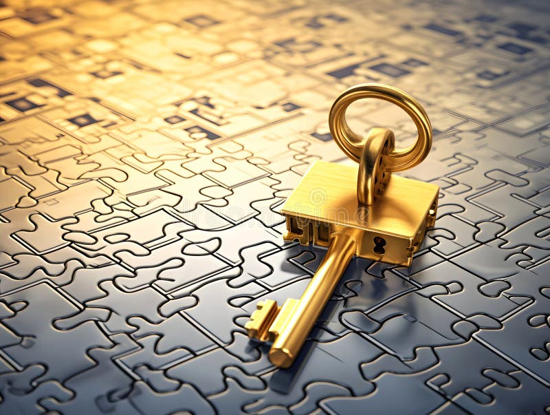 Set of Gold Puzzles with a Key. the Concept of Solving Different ...