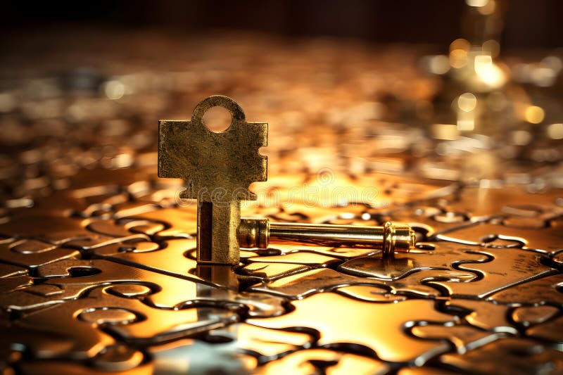 Set of Gold Puzzles with a Key. the Concept of Solving Different ...