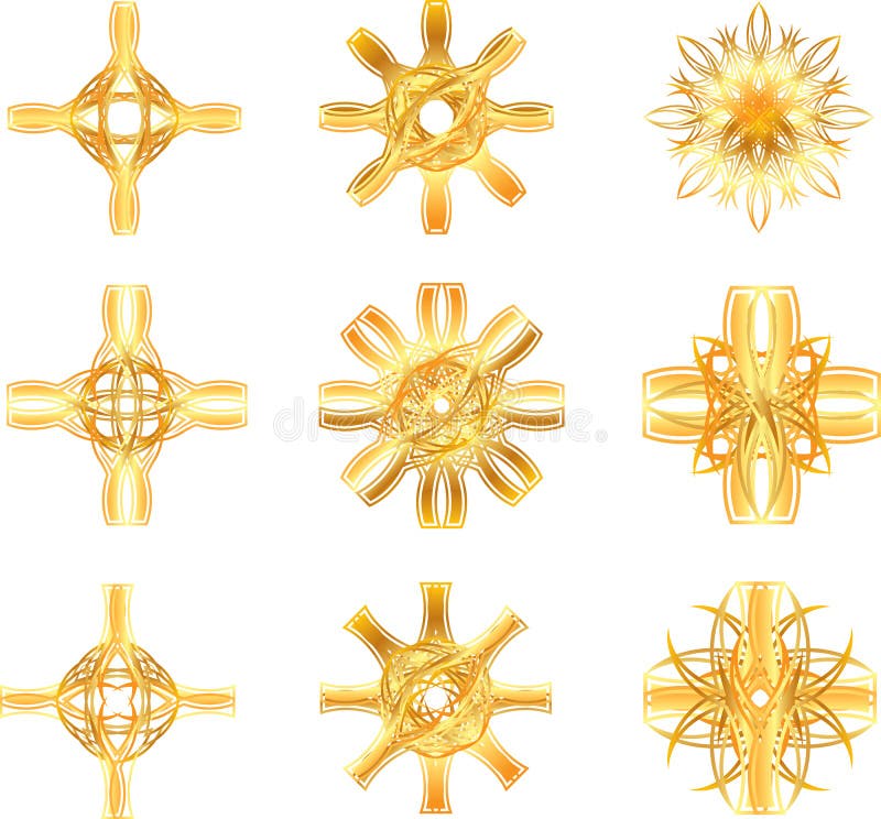 Gold star symbol stock vector. Illustration of ornaments - 29946349