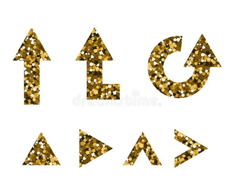 Shiny arrows stock vector. Illustration of ecology, abstract - 12776697