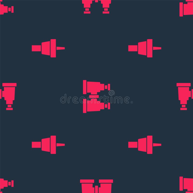 Set Golf Tee and Binoculars on Seamless Pattern. Vector Stock Vector ...