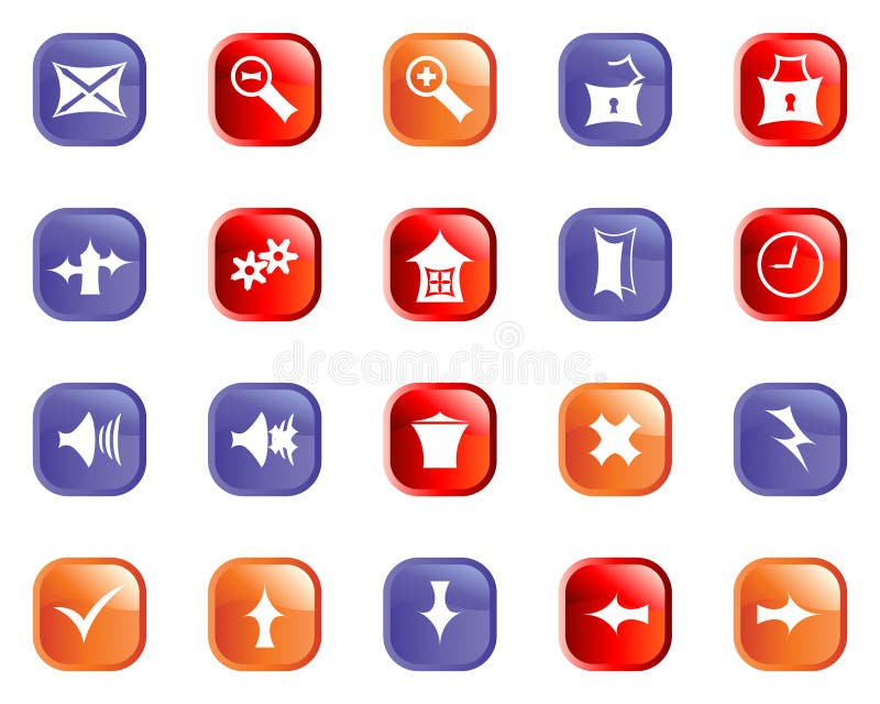 Set of gothic icons stock vector. Illustration of house - 8678009