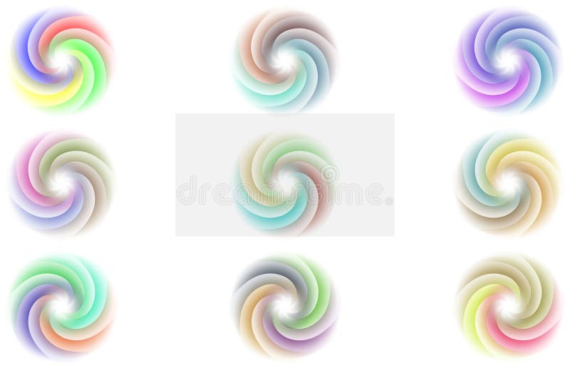 Set of Gradient . Vector Illustration Stock Vector - Illustration of ...