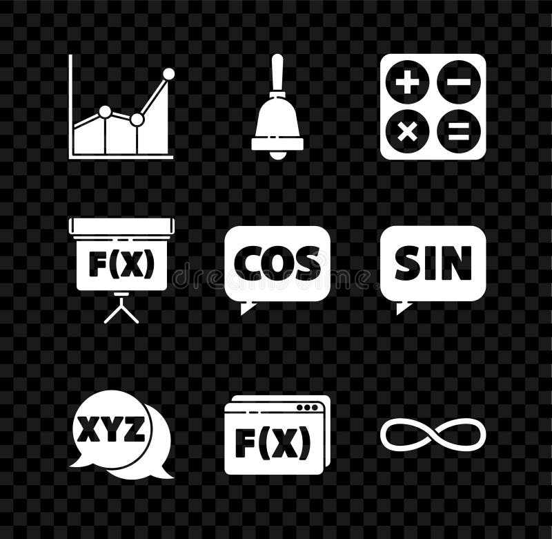 Set Graph, Schedule, Chart, Diagram, Ringing Bell, Calculator, XYZ ... Set Graph, Schedule, Chart, Diagram, Ringing Bell, Calculator, XYZ ...