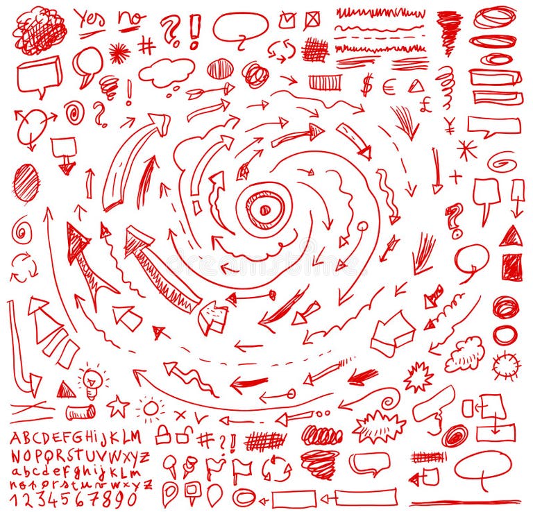 Set of graphic signs. stock vector. Illustration of circulation - 42360199