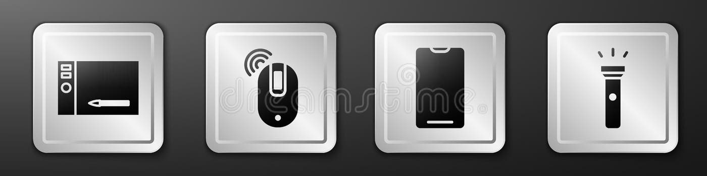 Phone Flashlight Button Stock Illustrations – 219 Phone Flashlight ...