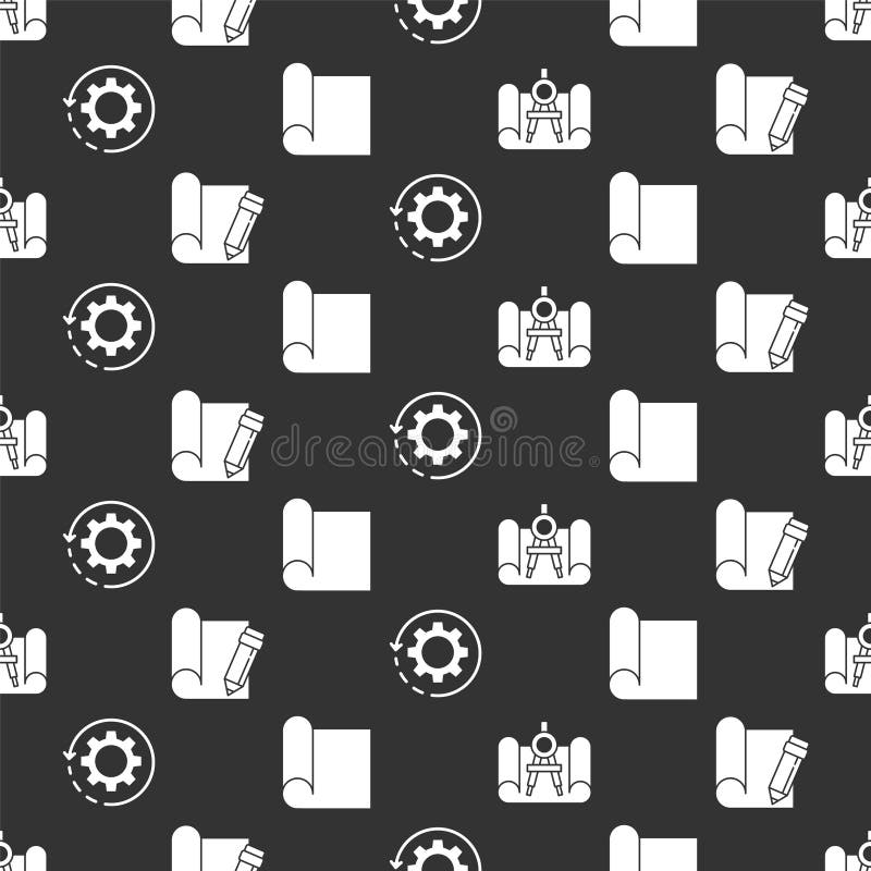 Compass with Pencil for Geometry Icon. Vector Illustration of a Compass ...