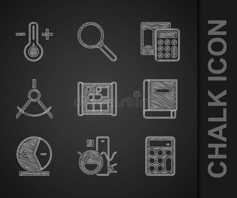 Set Graphing Paper for Engineering, Basic Geometric Shapes, Calculator ...