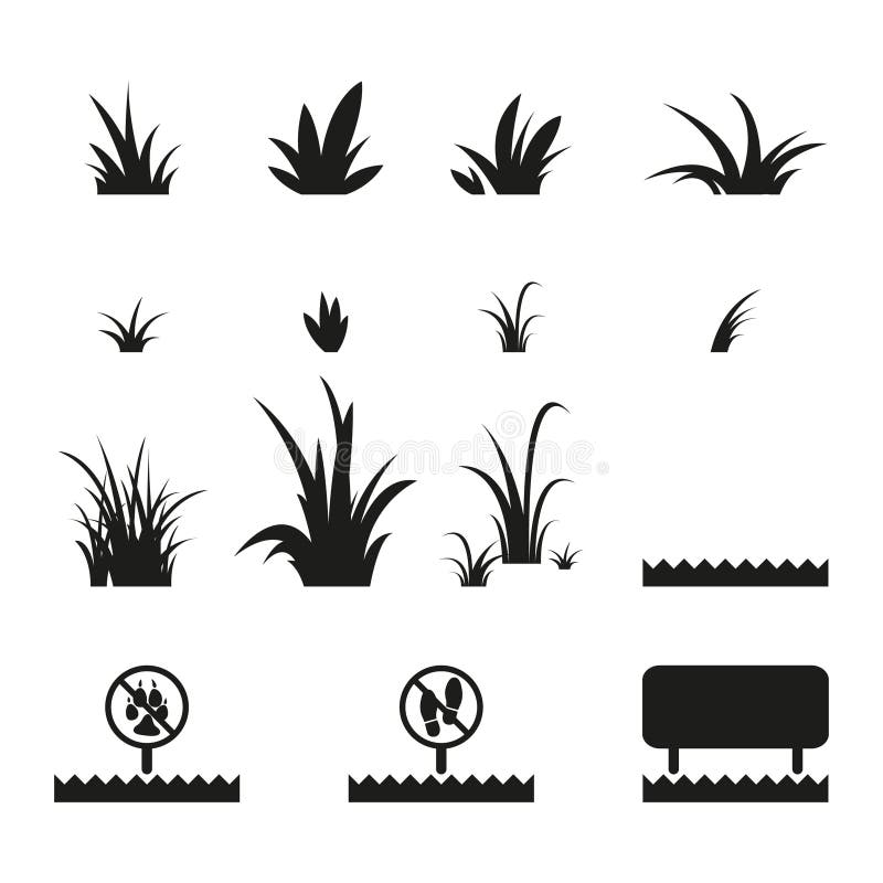 Grass Icons Stock Illustrations – 19,075 Grass Icons Stock ...
