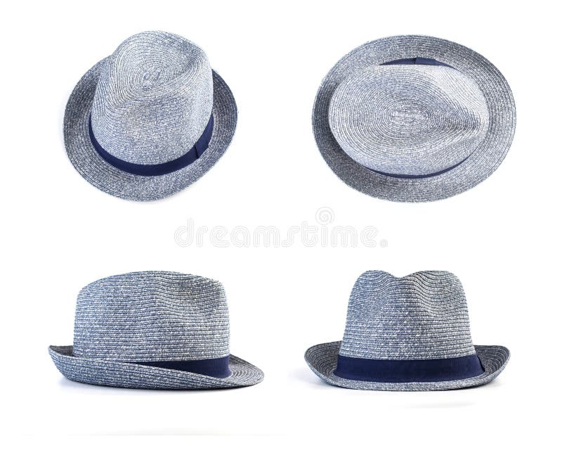 Front Side View Top Bowler Hats Isolated Stock Photos - Free & Royalty ...