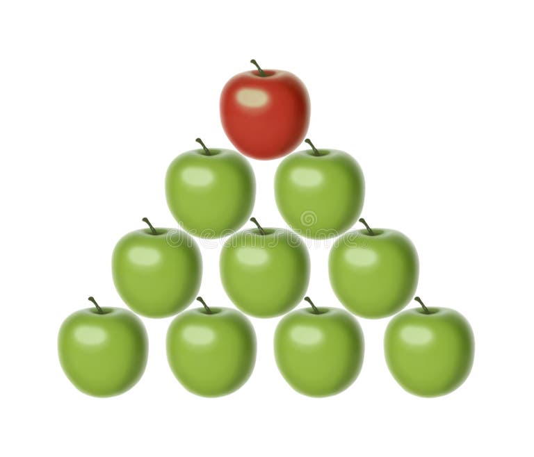 Symbol of hierarchy stock image. Image of color, main - 29774751
