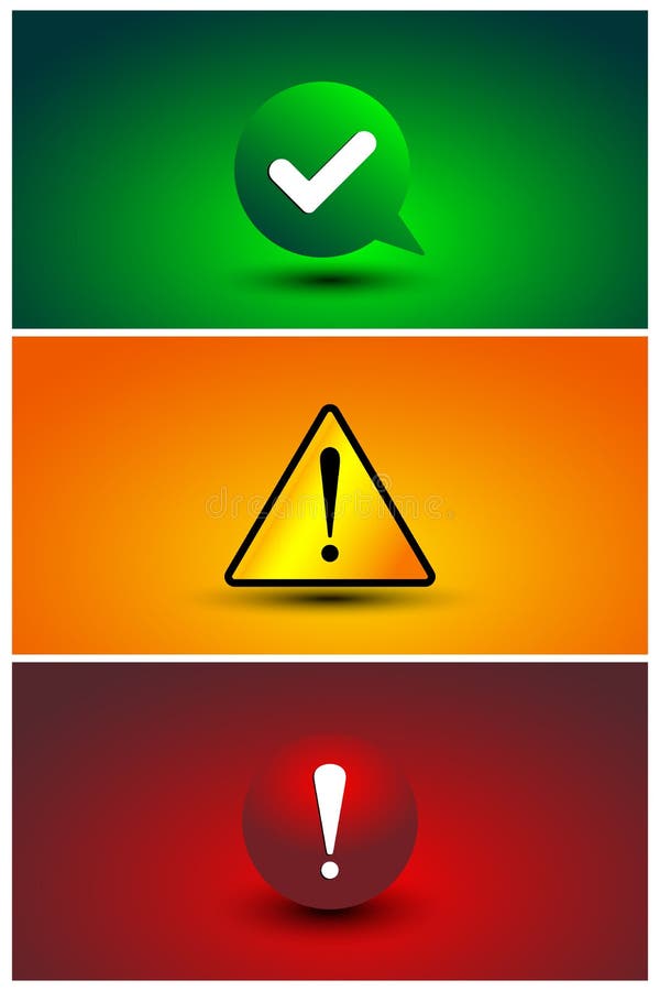 Red Yellow Green Checkmark Stock Illustrations – 420 Red Yellow Green ...