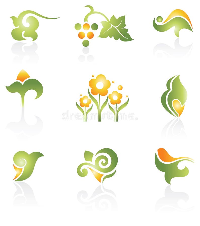 Tree Natural Logo,green Tree Ecology Illustration Symbol Icon Vector ...