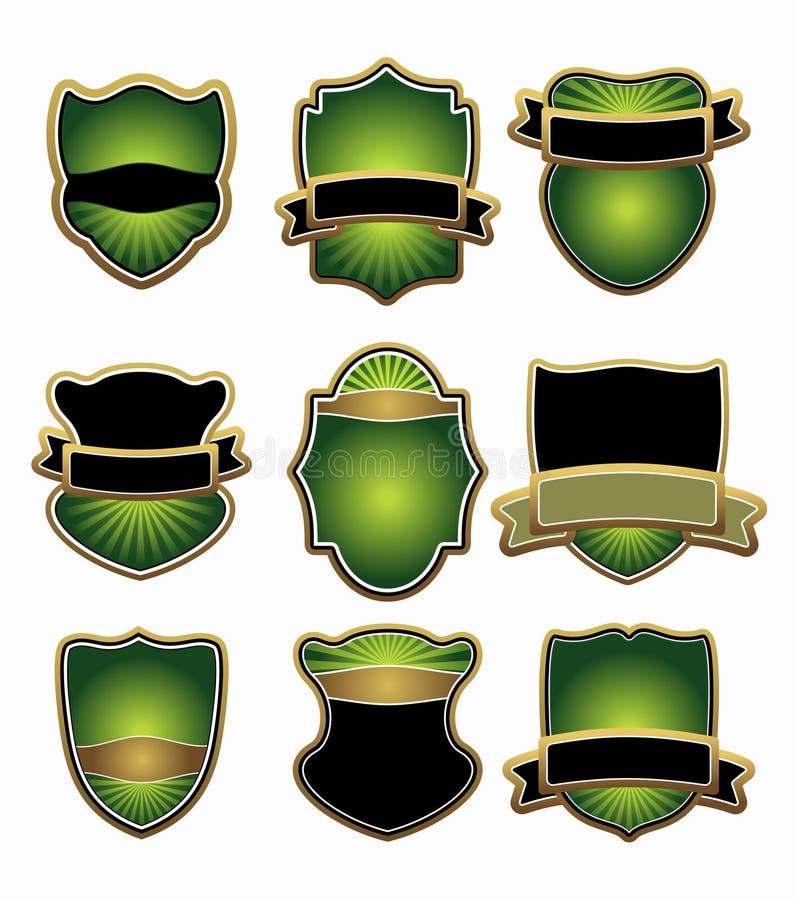 Shield Icons Vector Stock Vector Illustration Of Gold 2913236