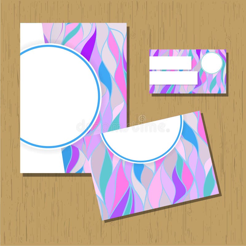 Set of Greeting Cards, Business Cards, Flyer. Cover Design Stock Vector ...