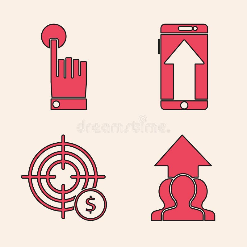 Phone Target Cursor Illustration Stock Illustrations – 296 Phone Target ...